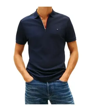 Tommy Hilfiger Short-sleeved Polo Shirt - Black