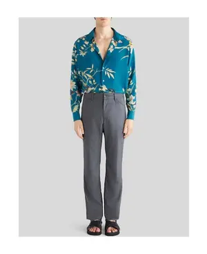 Etro Floral Print Collared Button-up Shirt