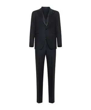 Tagliatore Two Piece Tailored Dinner Suit - Black