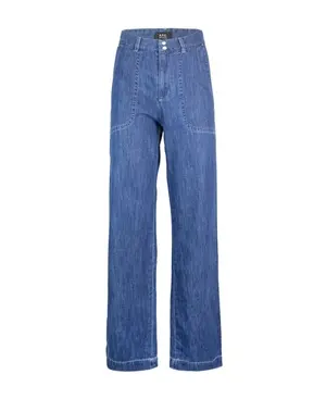 A.p.c. High Waist Flared Jeans - Blue