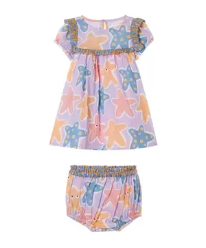 Stella McCartney Ruffled Printed Dress Set - Multi-color