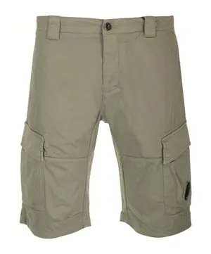 C.P. COMPANY Lens-detailed Cargo Shorts - Gray