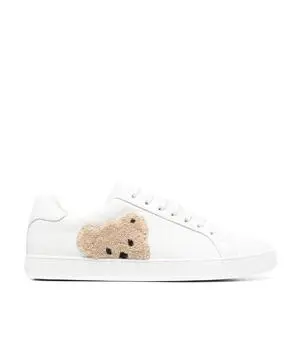 Palm Angels New Teddy Bear Tennis Sneakers - White