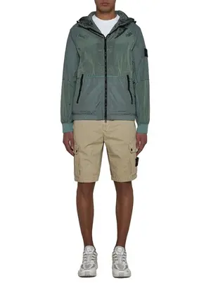 Stone Island Compass Patch Hooded Jacket