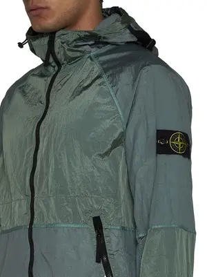 Stone Island Compass Patch Hooded Jacket