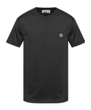Stone Island Slim Fit Short Sleeve T-shirt - Black