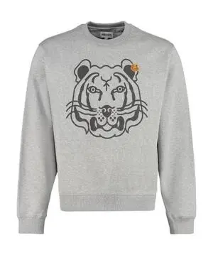 Kenzo Tiger Print Sweatshirt - Gray