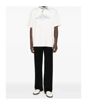 Drole De Monsieur Text-print T-shirt