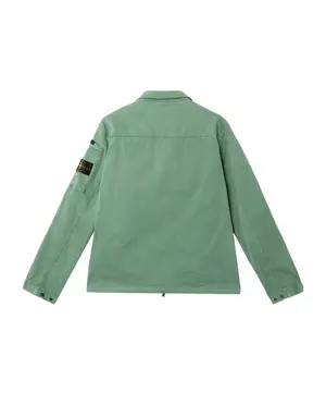 Stone Island Overshirt With Zip Fastening