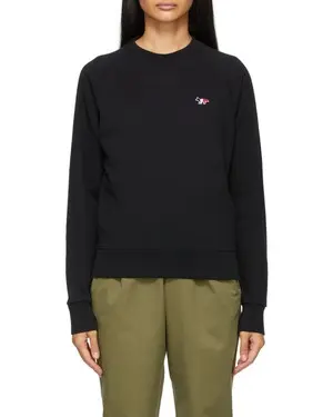 Maison Kitsuné Embroidered Fox Patch Sweatshirt