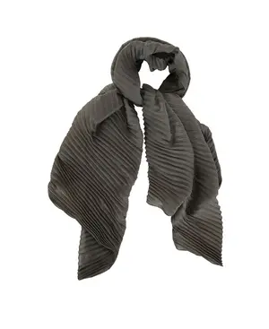 Emporio Armani Pleated Oversized Scarf