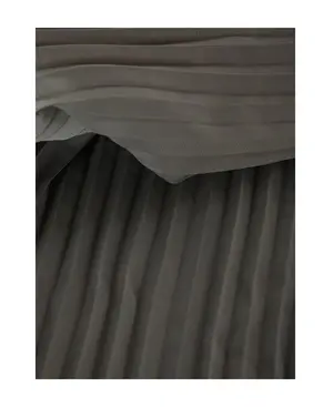 Emporio Armani Pleated Oversized Scarf