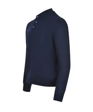 Tagliatore Palmer Long-sleeved Knitted Polo Shirt