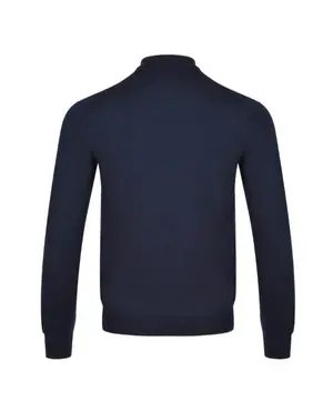 Tagliatore Palmer Long-sleeved Knitted Polo Shirt