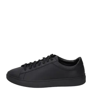 Hugo Boss Round Toe Lace-up Sneakers - Black