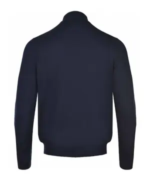 Tagliatore High Neck Knitted Jumper With Ribbed Cuffs And Hem