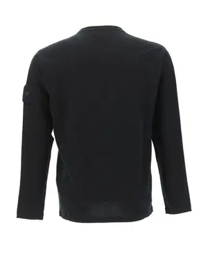 Stone Island Crewneck Sweatshirt With Logo Patch