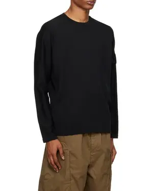 Stone Island Crewneck Sweatshirt With Logo Patch