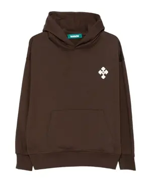 BARROW Graphic Hoodie Sweater - Green