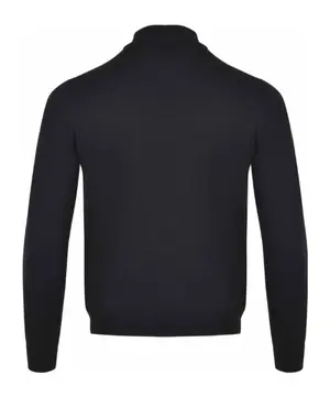 Tagliatore High Neck Knitted Jumper With Ribbed Details