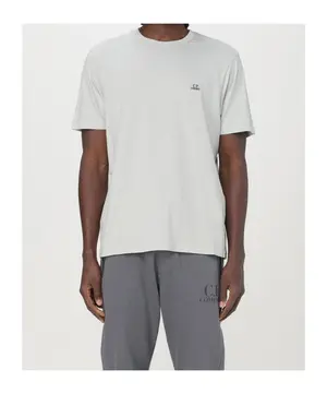 C.P. COMPANY Logo Patch Crewneck T-shirt
