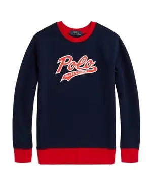 Polo Ralph Lauren Logo Printed Round Neck Sweater - Black