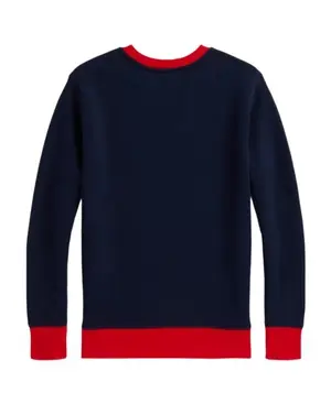 Polo Ralph Lauren Logo Printed Round Neck Sweater