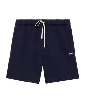 AUTRY Logo Embroidered Shorts - Navy