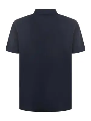 Stone Island Compass Patch Short-sleeved Polo Shirt
