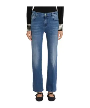 Marella Belt Loop Jeans - Blue