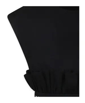 Karl Lagerfeld Sleeveless Dress With Logo Waistband