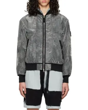 Stone Island Zipped Bomber Jacket