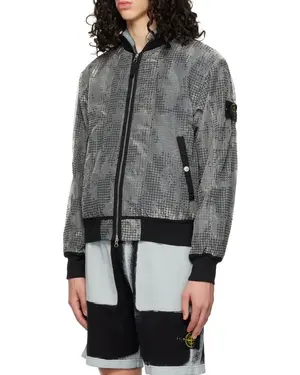 Stone Island Zipped Bomber Jacket