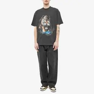 REPRESENT Welcome To The Jungle-print Cotton T-shirt