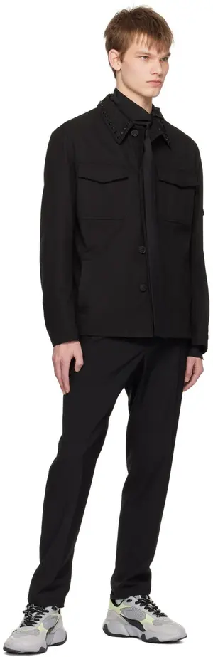 Valentino Garavani Stud Detailed Long-sleeved Shirt