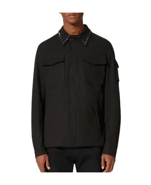 Valentino Garavani Stud Detailed Long-sleeved Shirt
