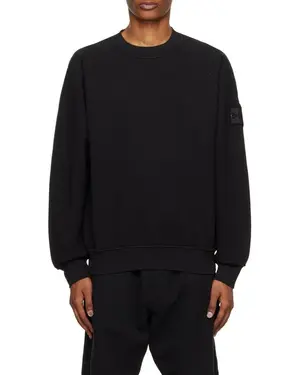 Stone Island Logo-patch Cotton Jumper