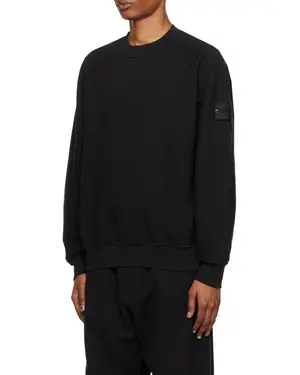 Stone Island Logo-patch Cotton Jumper