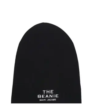 Marc Jacobs Embroidered-logo Beanie - Black