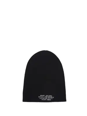 Marc Jacobs Embroidered-logo Beanie