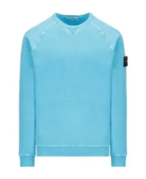 Stone Island Logo-patch Sweatshirt - Blue