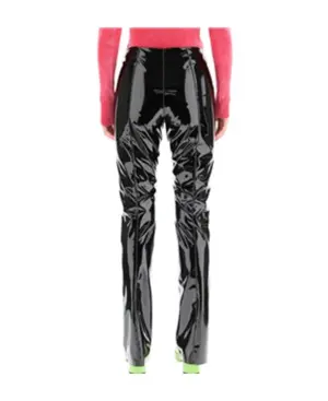 MSGM High-shine Fitted Trousers