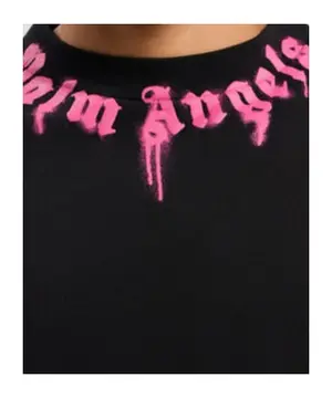 Palm Angels Curved-logo Cotton T-shirt