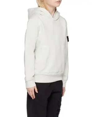 Stone Island Compass-logo Cotton Hoodie