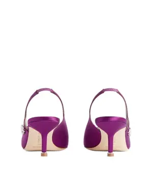 BALENCIAGA X MANOLO BLAHNIK Balenciaga Manolo Blahnik Slingback In Violet