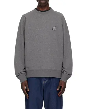 Maison Kitsuné Bold Fox Head Patch Oversized Sweatshirt