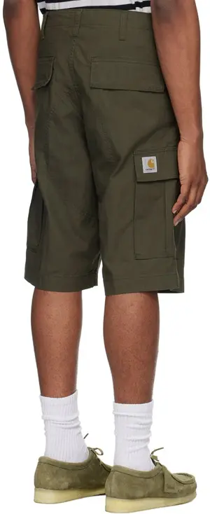 Carhartt Work In Progress Logo Patch Cargo Shorts