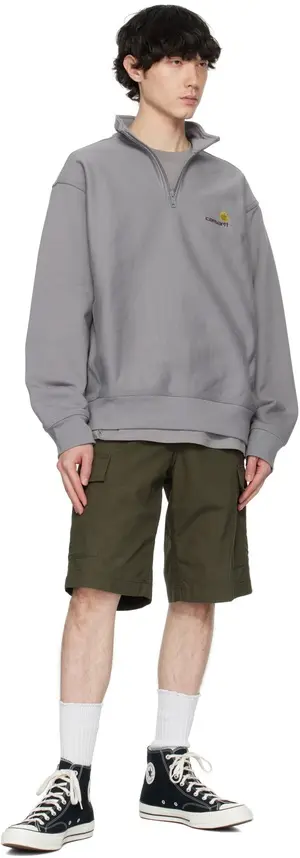 Carhartt Work In Progress Logo Patch Cargo Shorts