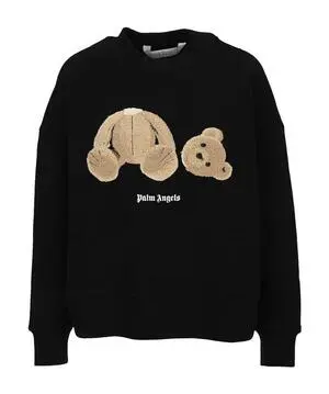 Palm Angels Bear Sweatshirt - Black