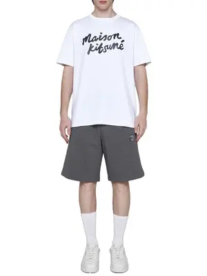 Maison Kitsuné Bold Fox Head Patch Oversize Jog Shorts